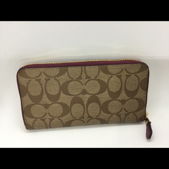 Coach | Bags | Coach Zip Canvas Coated Graffiti Accordion Wallet | Poshmark